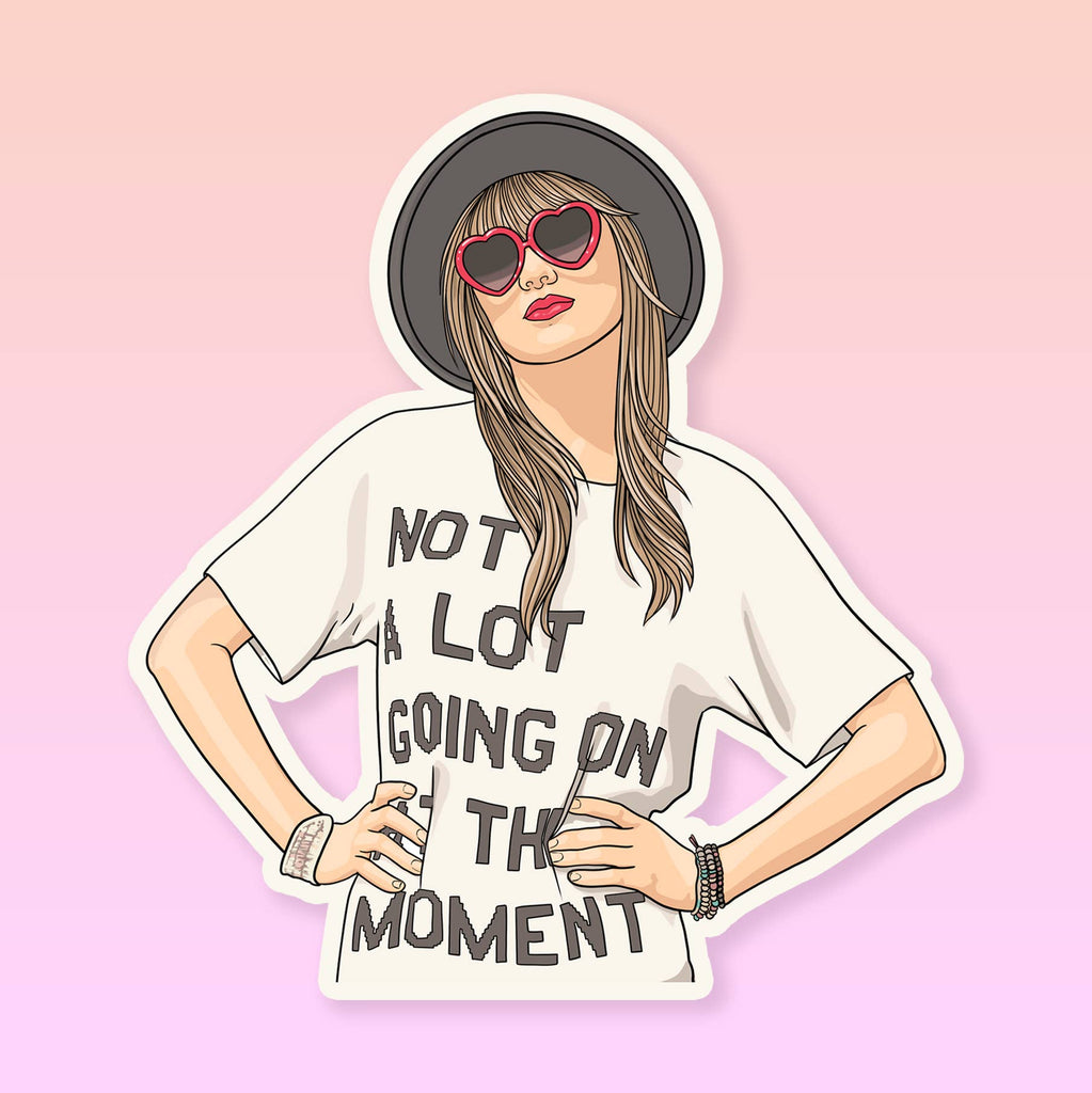 Taylor Swift Vinyl Sticker - Pop Culture Laptop Sticker – Flamingo ...
